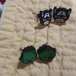Bioworld Jewelry | Mha My Hero Academia 3 Pack Stud Earrings | Poshmark